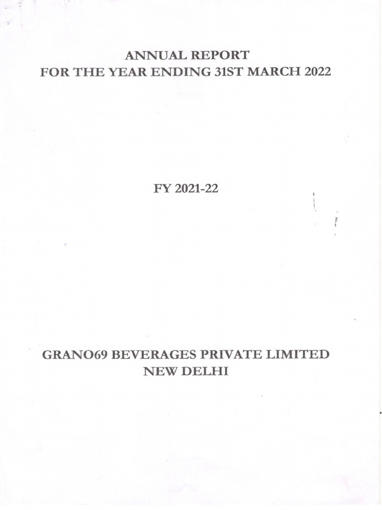 Financial Report - FY 2021-22-Signed | PDF