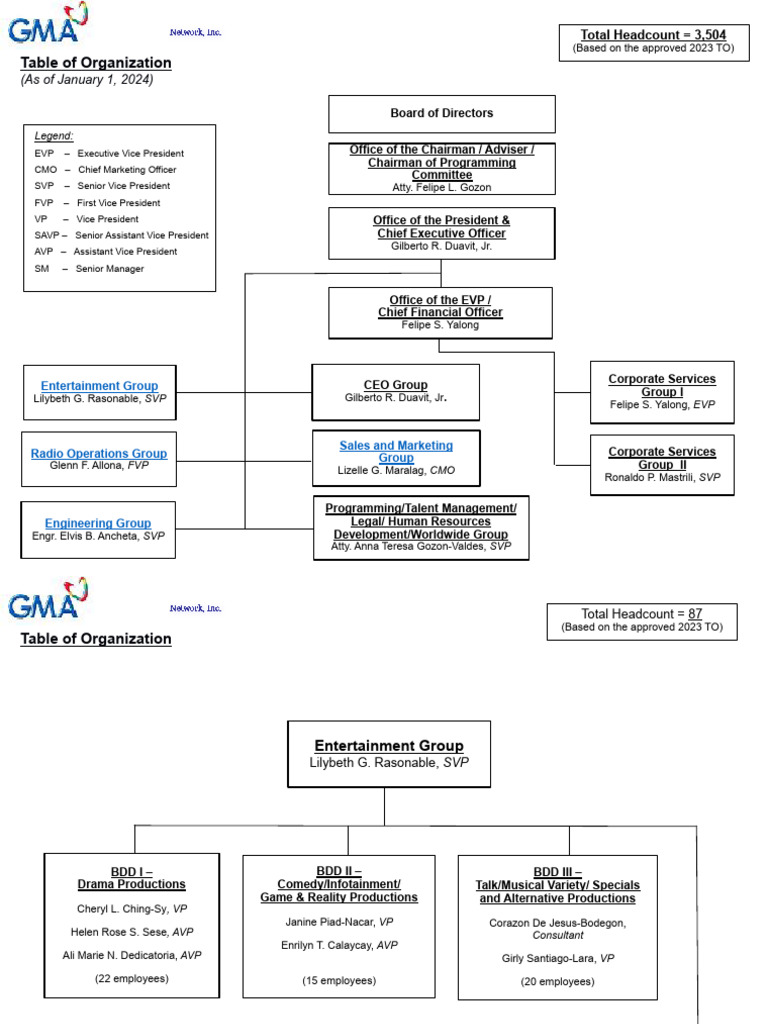Organizationalchart 1709366272 | PDF | Vice President | Leadership