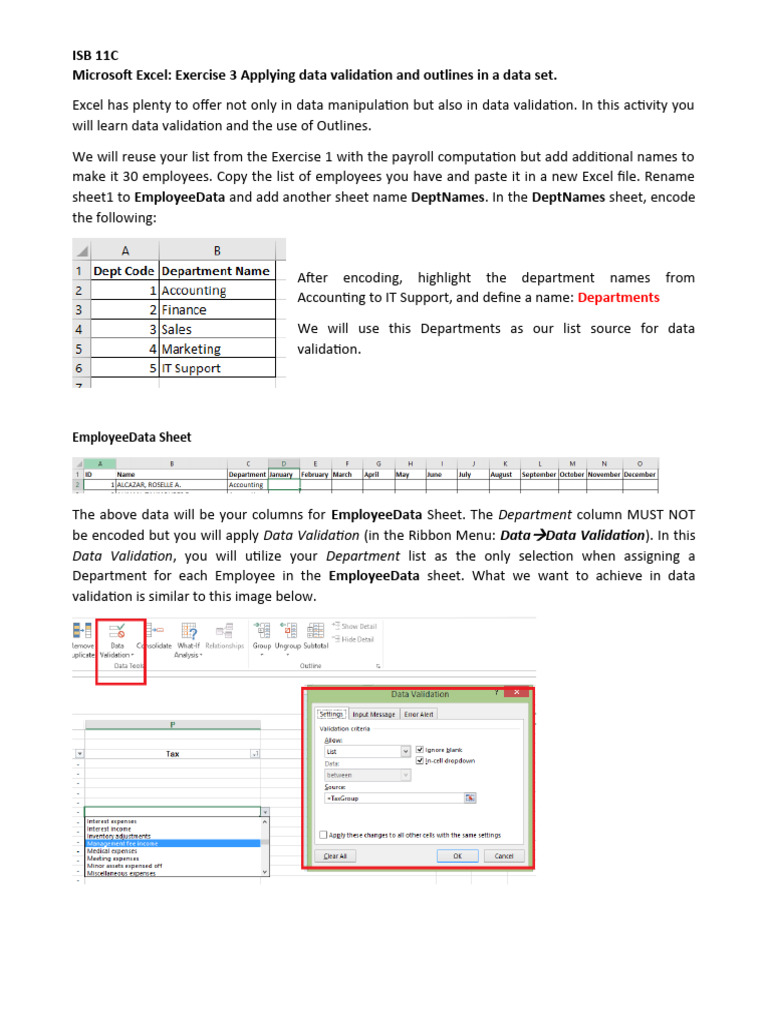 Excel-Exercise-3 - Ver 2024 | PDF | Microsoft Excel | Information ...