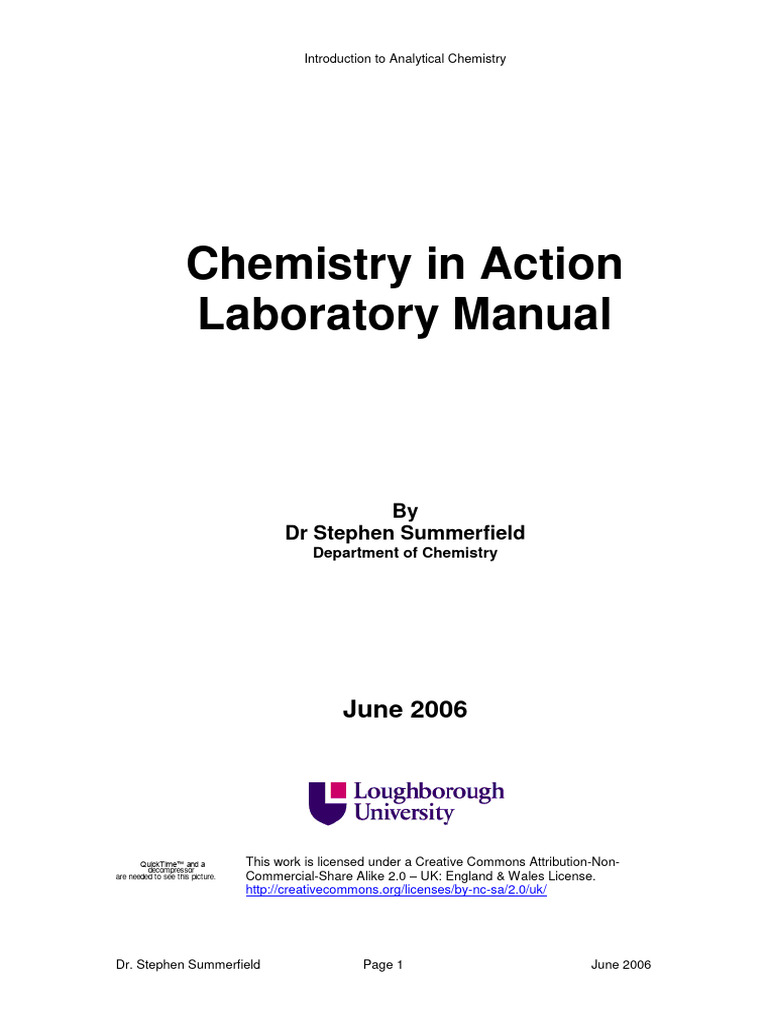 chemistry_in_action_lab_manual_final | PDF | Crime Scene | Chromatography