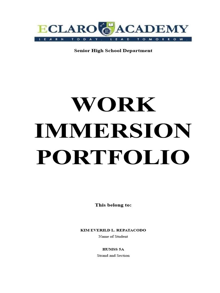 Ojt Portfolio-Kim | Download Free PDF | Learning | Curriculum
