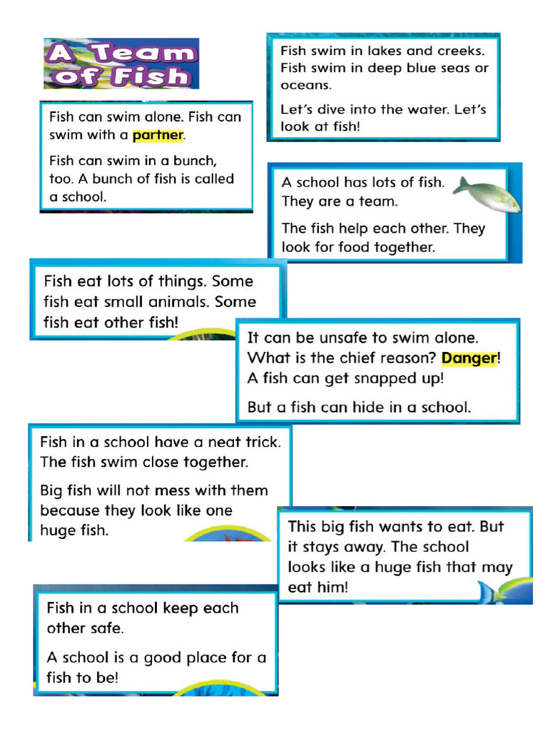 A team of fish | PDF