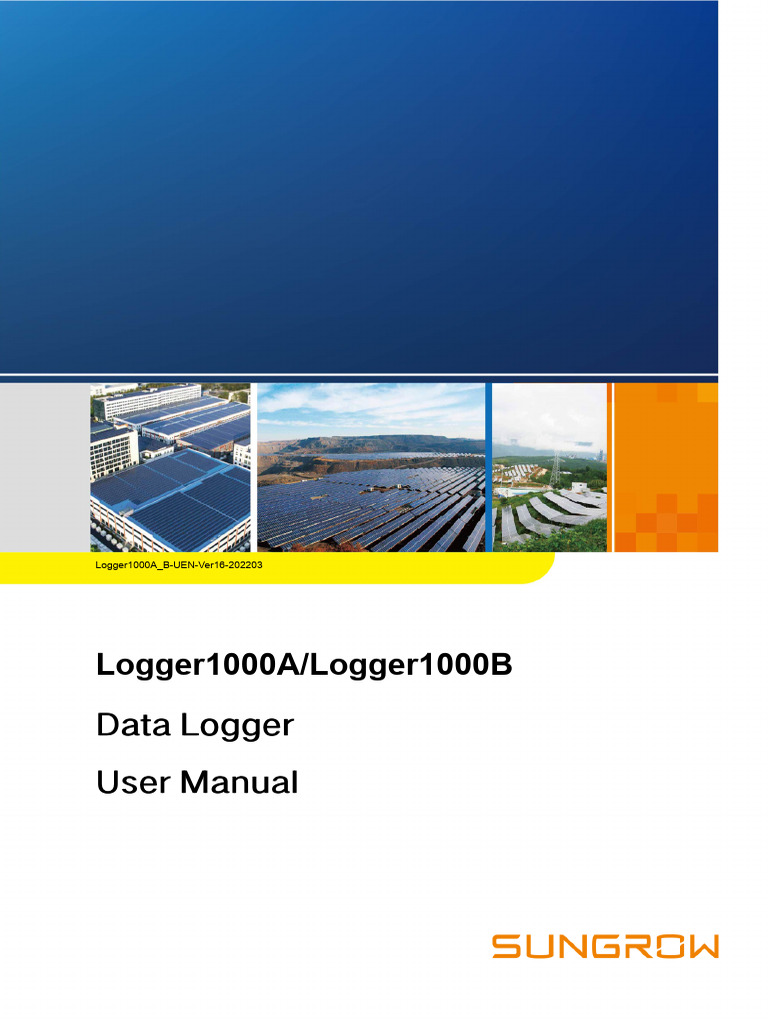 Logger1000 User Manual V16 | PDF | Computer Network | Electrical ...