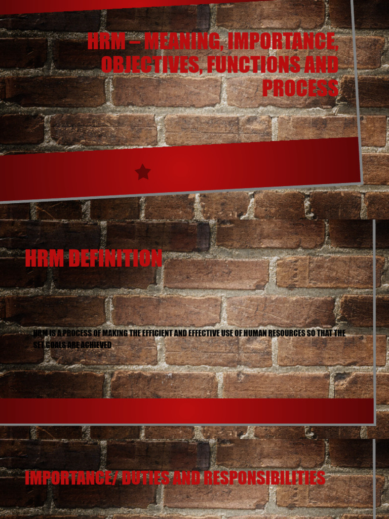 HRM Module 1 | PDF | Human Resources | Human Resource Management