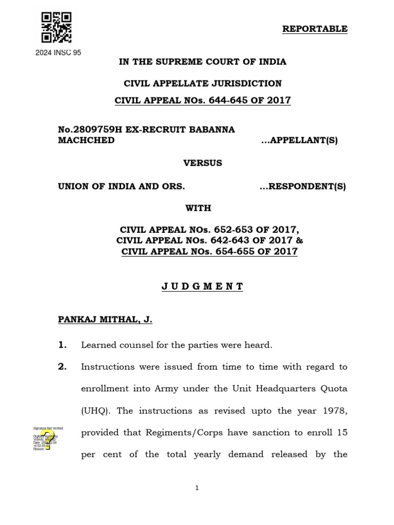 4 Solders Fake Documents Judgment | PDF | Appeal | Military Discharge