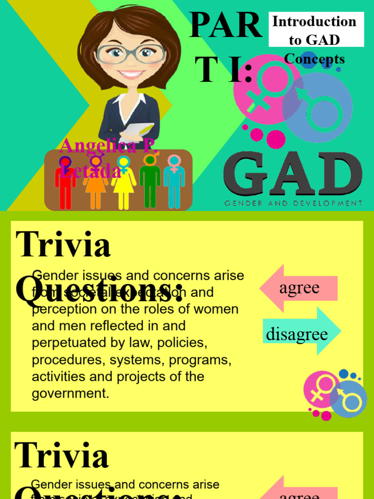 Gad Concepts | PDF | Gender | Gender Studies