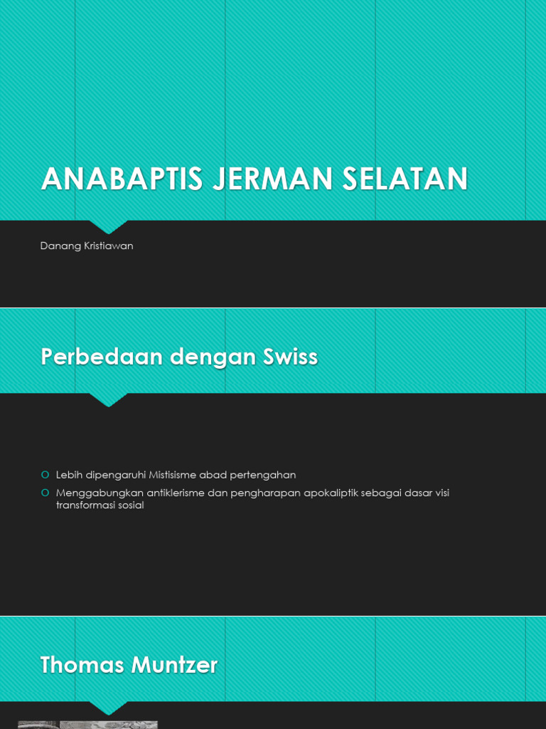 Anabaptis Jerman Selatan | PDF