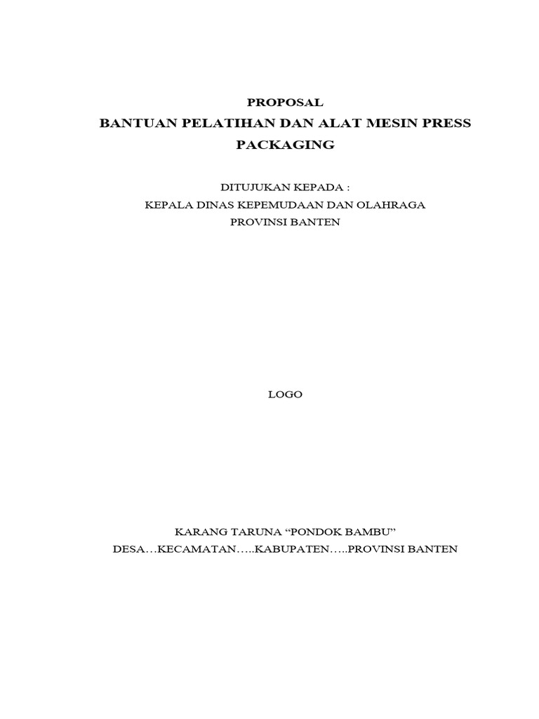 Proposal Packaging | PDF