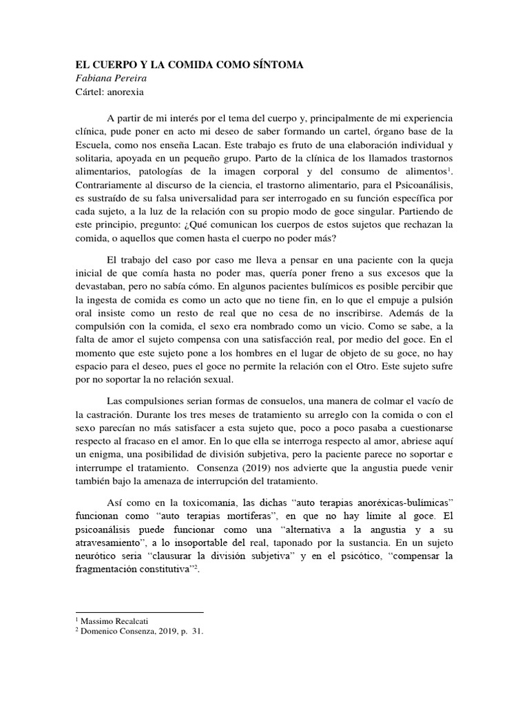 8.el Cuerpo y La Comida Como Sintoma Fabiana Pereira | Descargar gratis ...