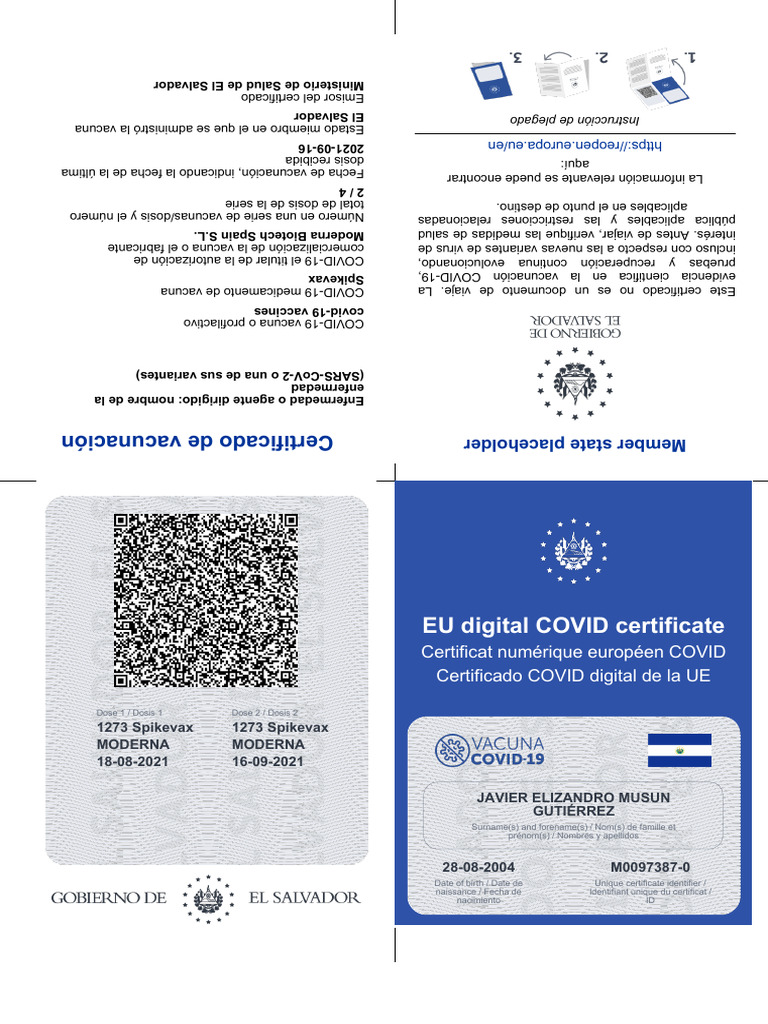 Certificate | PDF | Vacunas | Salud pública