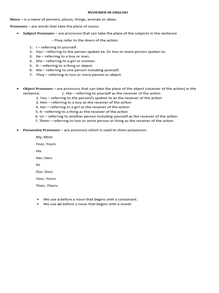 1st Quarter Reviewer | PDF