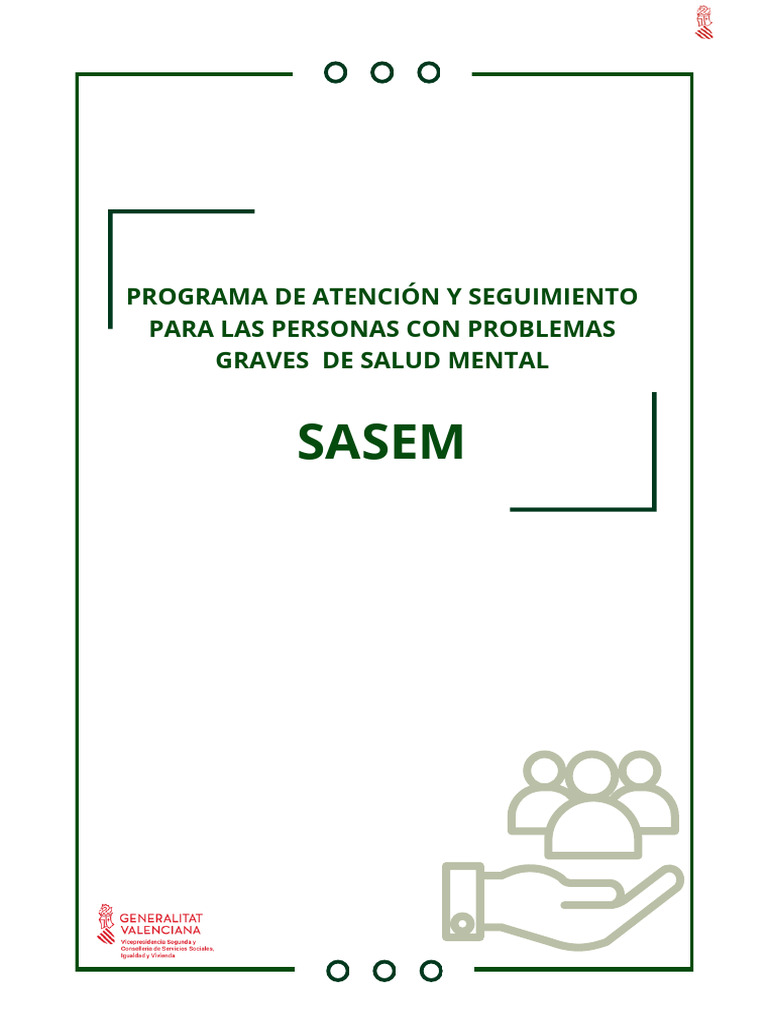 Programa SASEM: Atención Salud Mental | PDF | Salud mental | Trabajo Social