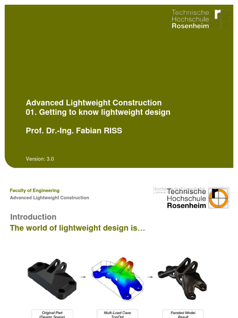 Advanced Lightweight Design Guide | PDF