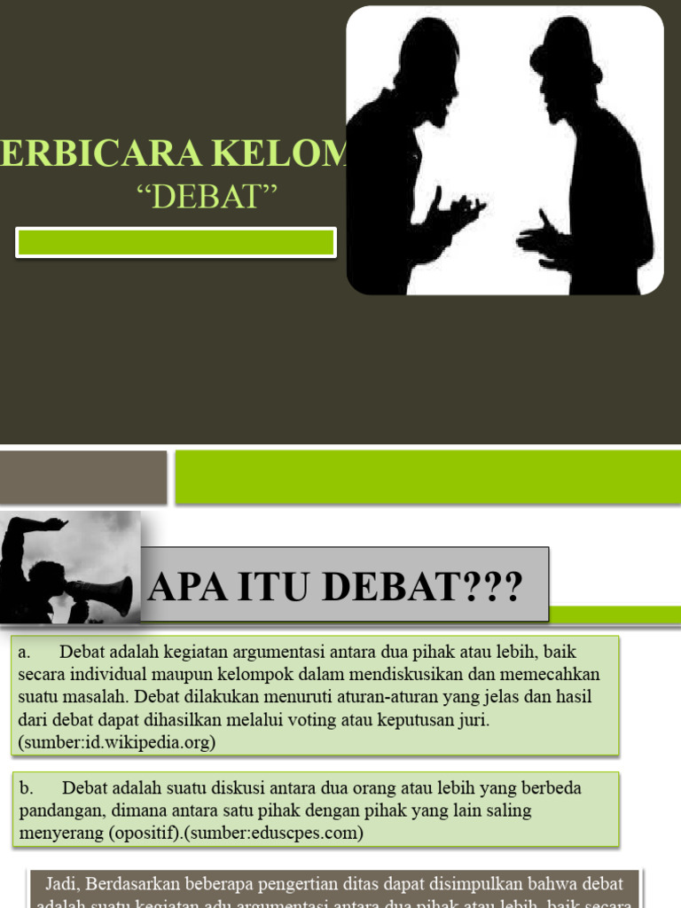 DEBAT PPTX | PDF