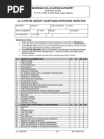 SAFA Ramp Inspection Checklist 2024 | PDF | Aviation | Aviation Safety