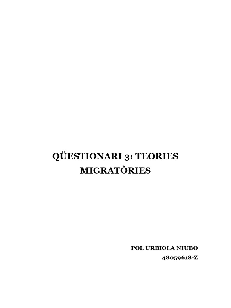 Estructura Y Cambio Social 4 Pdf Migración Humana Capitalismo