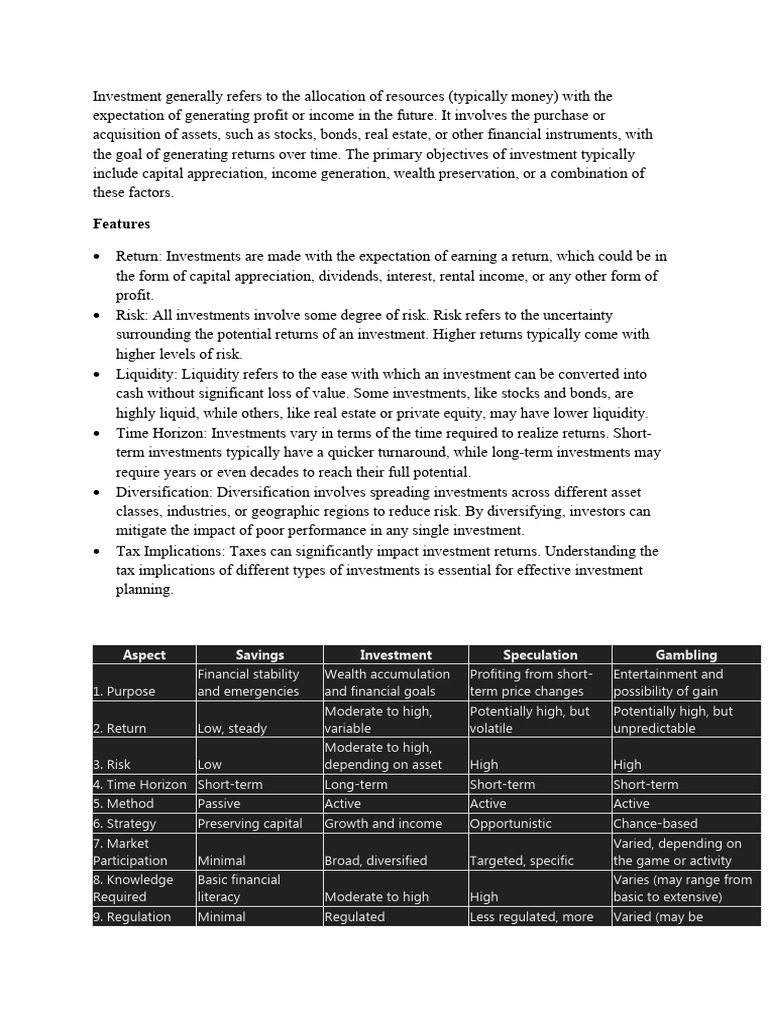 SAPM Notes | PDF | Investing | Investment Fund SAPM Notes | PDF | Investing | Investment Fund