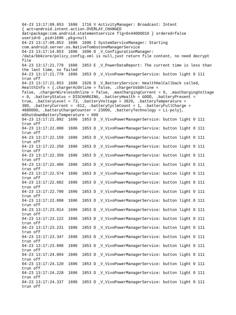 Log | PDF | System Software | Computing