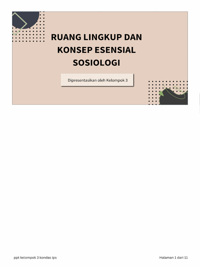 Kelompok 3 Kondas Ips | PDF