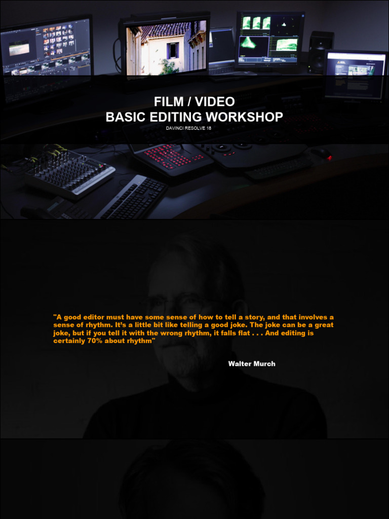 BASIC_EDITING_WORKSHOP | PDF | Data Compression | Information And Communications Technology