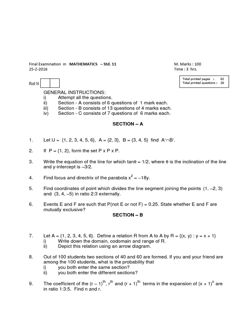 Cbse Class 11 Mathematics 2016 | PDF | Elementary Geometry | Euclidean ...
