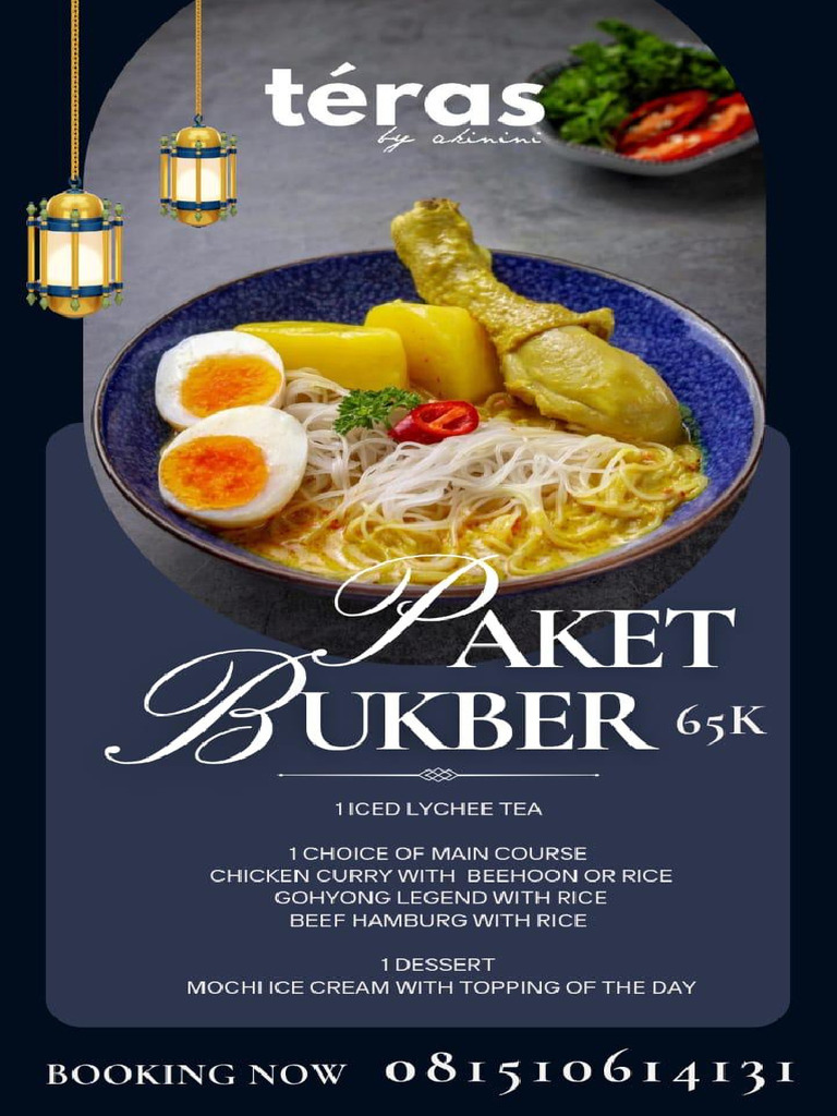 Paket Bukber Teras 24 | PDF