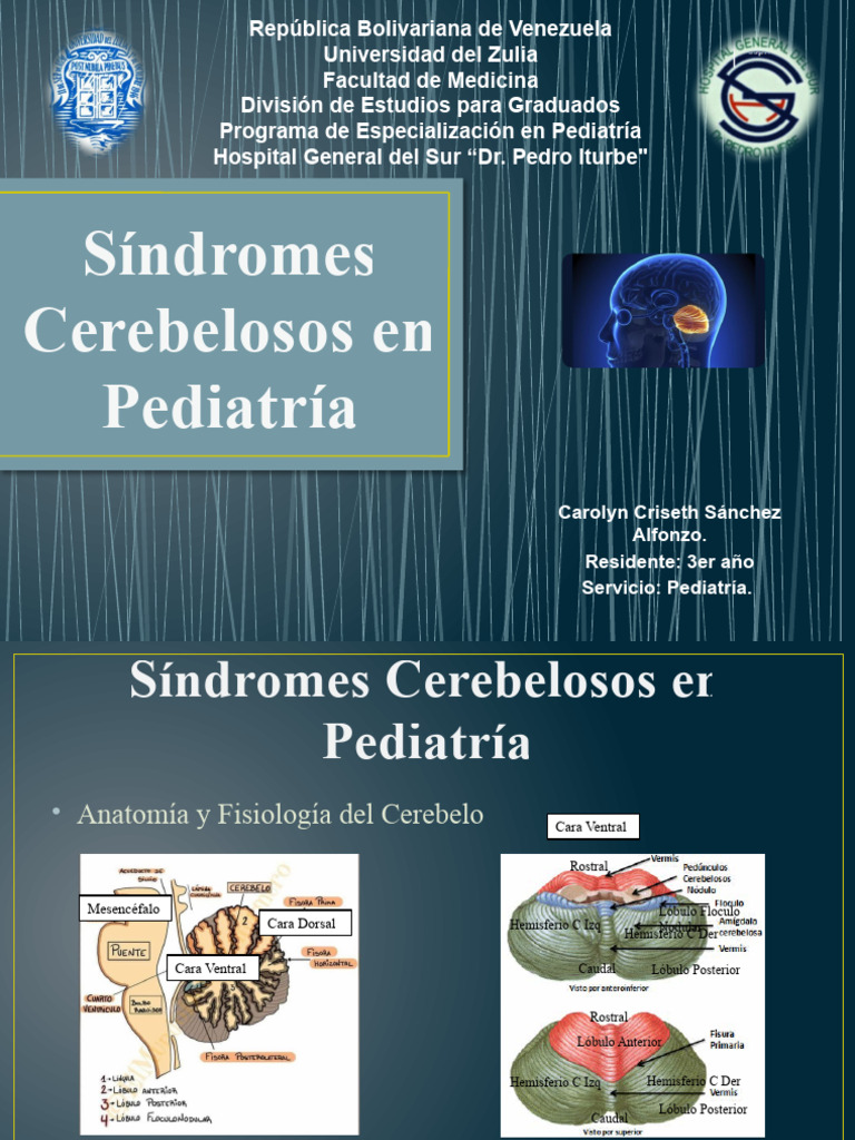 Sindromes Cerebelosos en Pediatria | PDF | Diagnostico medico | Lesión ...