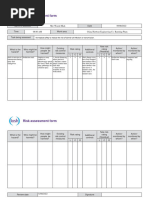 Comprehensive Risk Assessment Template | PDF