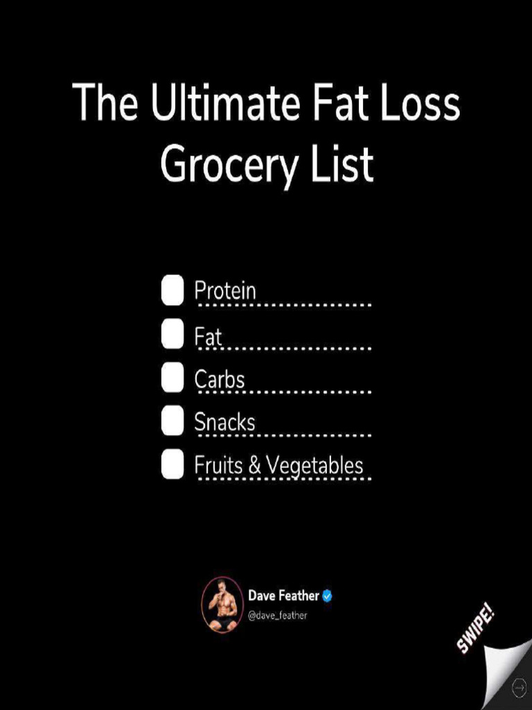 The Ultimate Fat Loss Grocery List-1 | PDF The Ultimate Fat Loss Grocery List-1 | PDF