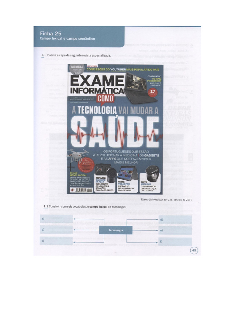 Campo Semântico Campo Lexical | PDF