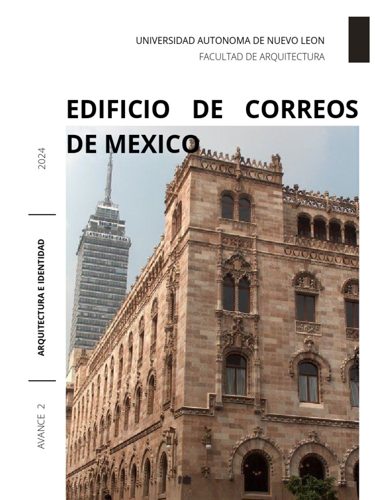 EDIFICIO DE CORREOS DE MEXICO avance 2 | PDF | México | Teoría de la modernización