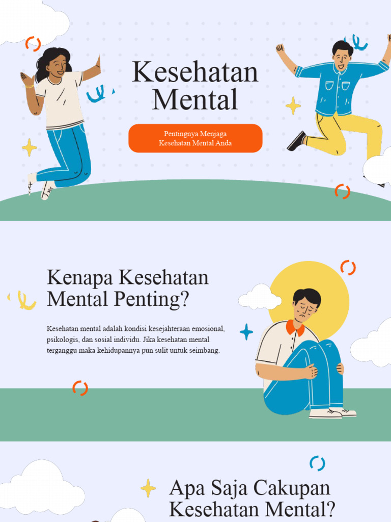 Biru Ilustrasi Lucu Kesehatan Mental Presentasi - 20240331 - 093203 ...