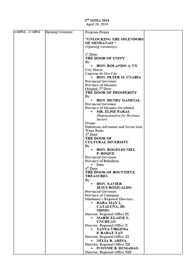 2nd MTEx SCF SCENARIO A.2 | PDF