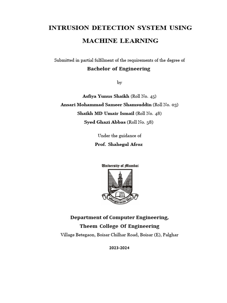 Major Project Report | PDF | Machine Learning | Support Vector Machine