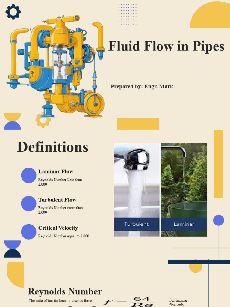 Fluid Flow in Pipes (Continue) | Download Free PDF | Reynolds Number | Mechanics