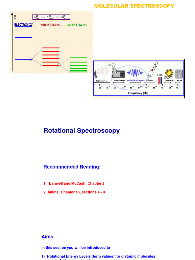Rotational Spectroscopy Fundamentals | PDF | Science & Mathematics