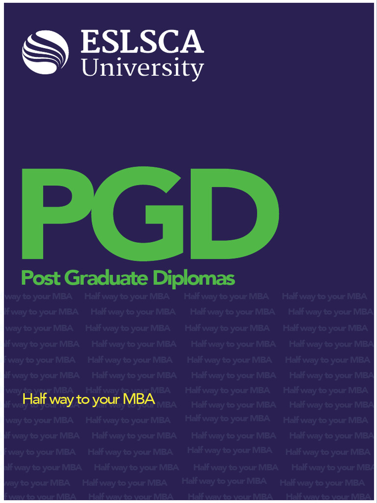 Post Graduate Diplomas: Half Way To Your MBA | Download Free PDF ...