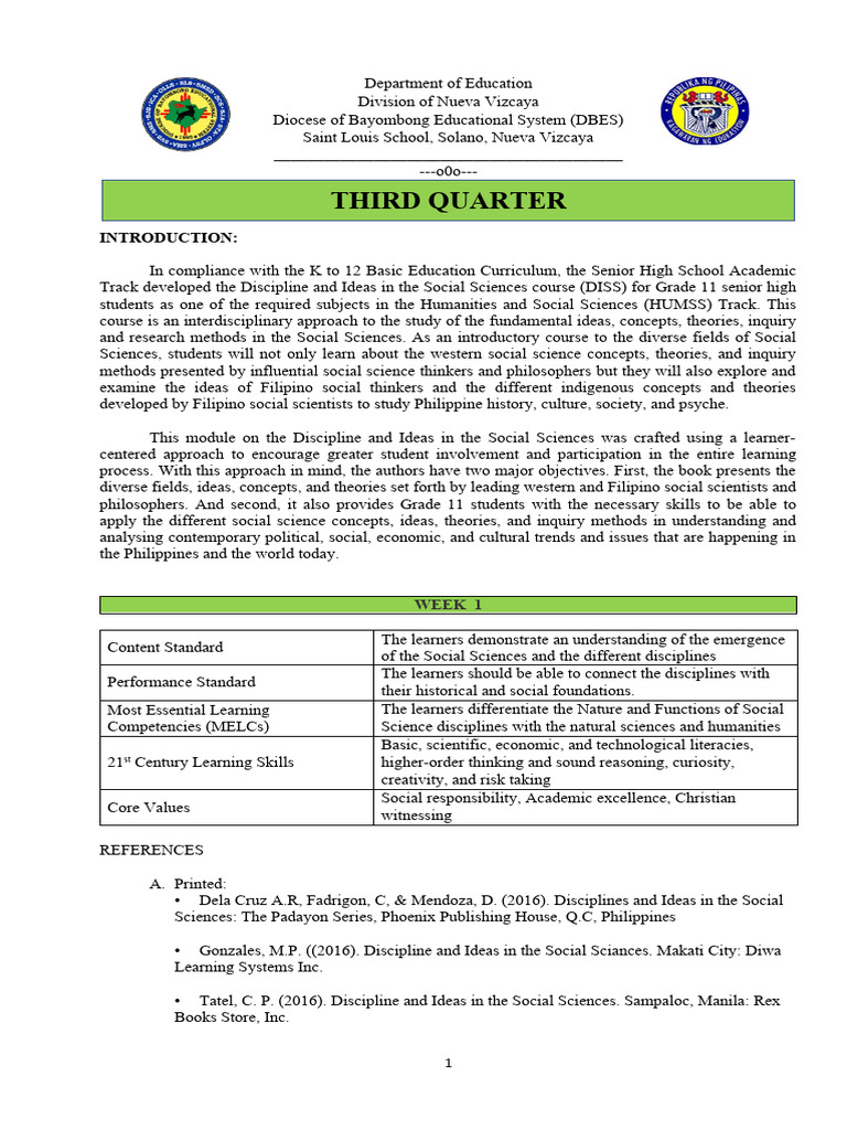 Diss Third Quarter | PDF | Methodology | Quantitative Research