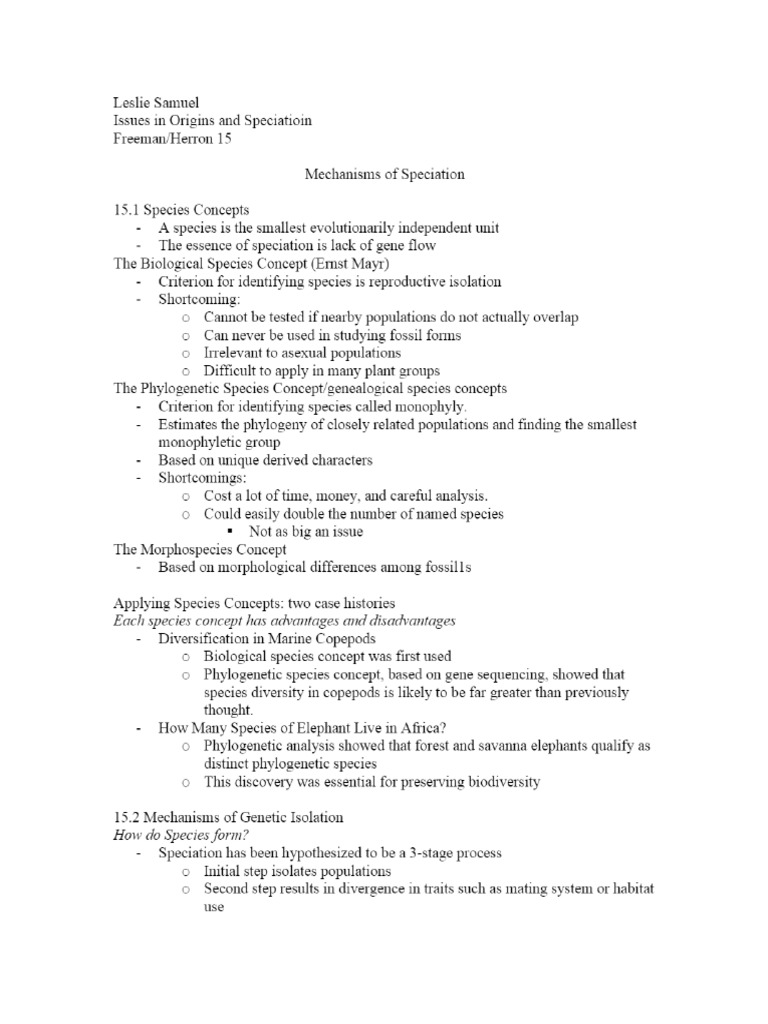 Each Species Concept Has Advantages and Disadvantages | PDF | Social ... Each Species Concept Has Advantages and Disadvantages | PDF | Social ...