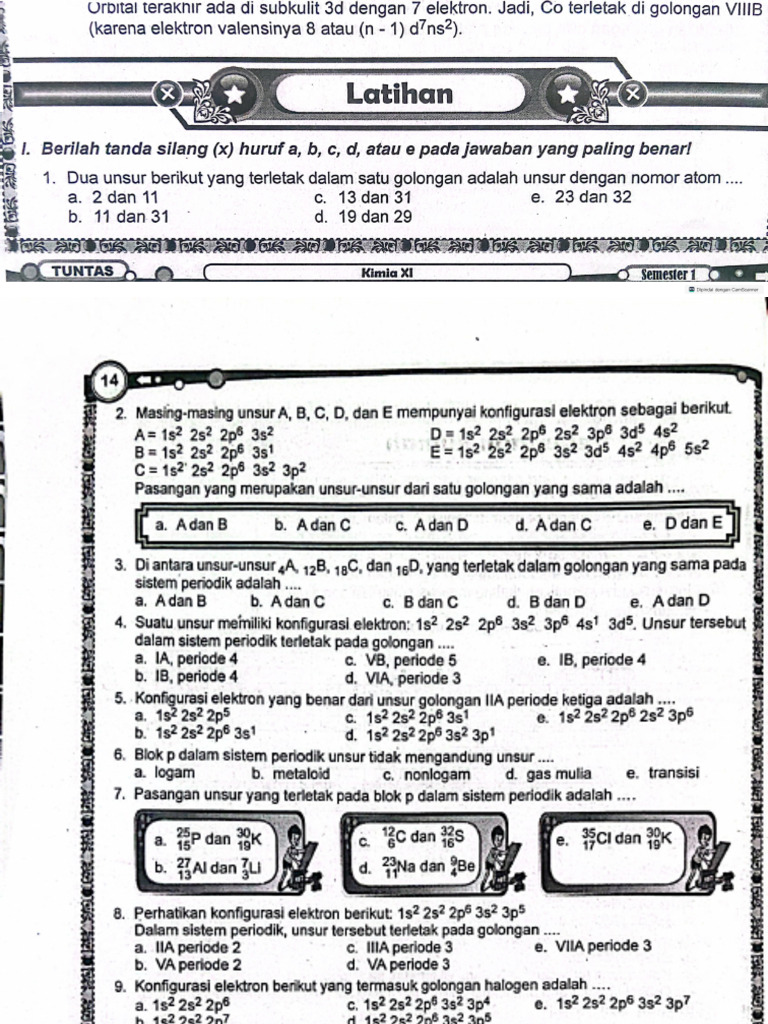 Remedial Kimia XI Sem 1-2023 | PDF