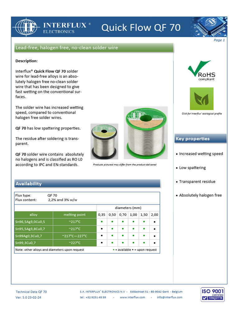 TD QF 70 | PDF | Soldering | Solder