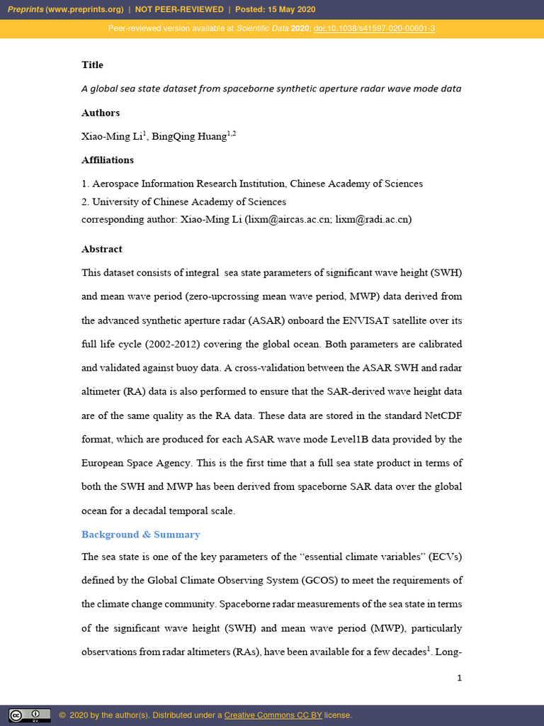 Jurnal Ing - Global Sea State Map | PDF | Quartile | Linear Regression