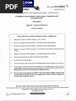 English A Paper 02 May-June Csec 2024 | PDF