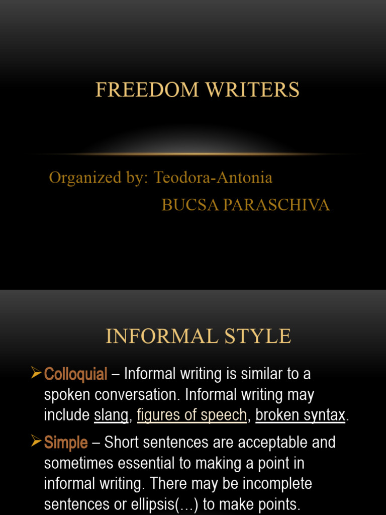Freedom Writers | PDF | Language Arts & Discipline | Foreign Language ...
