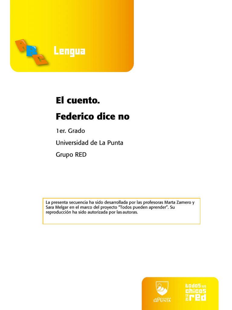 Actividades con "Federico dice no" | PDF | Filosofía