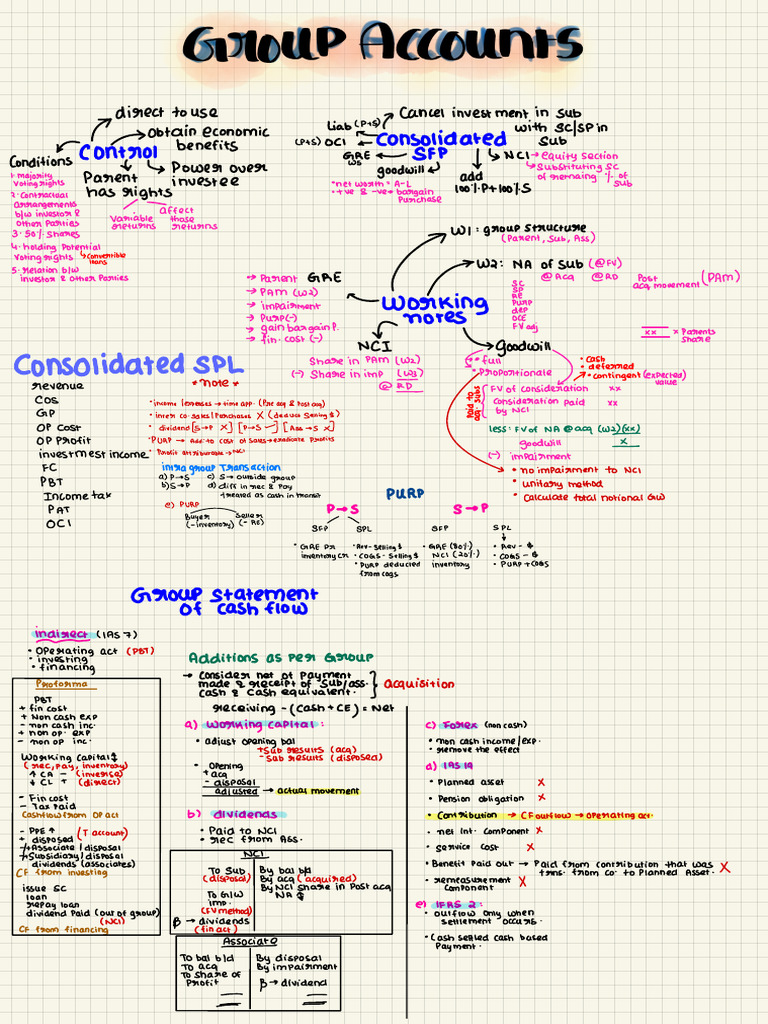 Group Accounts Basics | PDF | Dividend | Private Sector