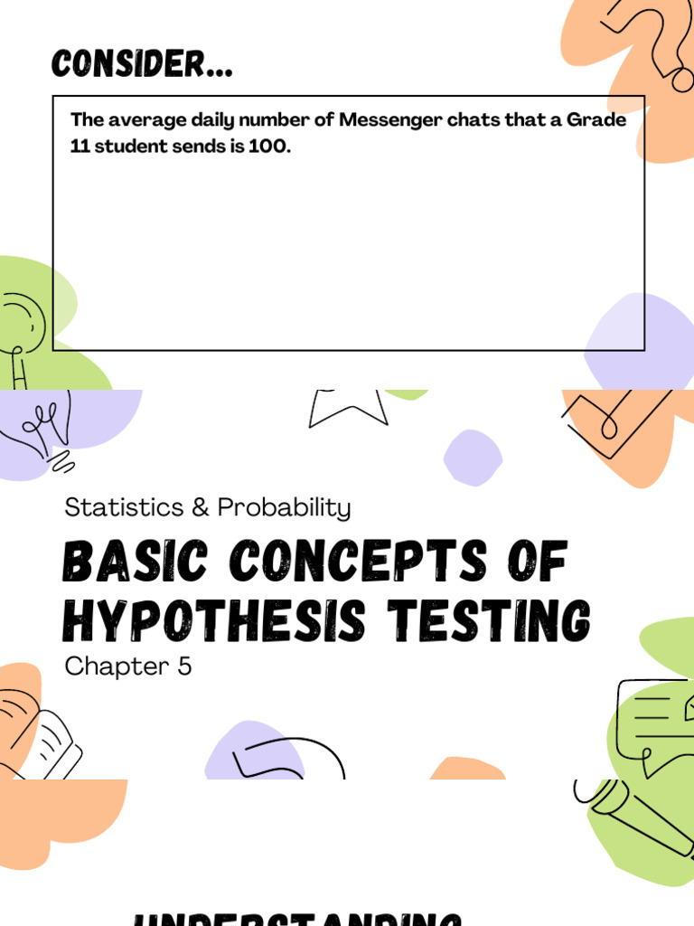 Sp Ch5l1 Pdf Hypothesis Statistical Hypothesis Testing