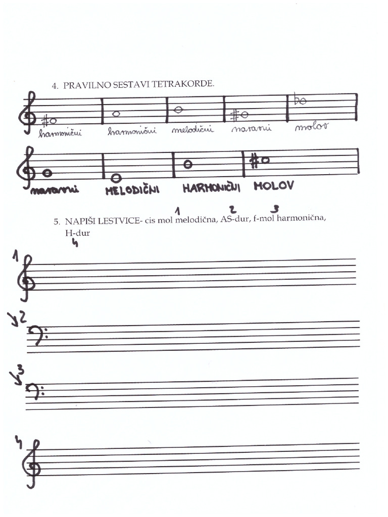 VAJE-AKORDI,LESTVICE-2. | PDF