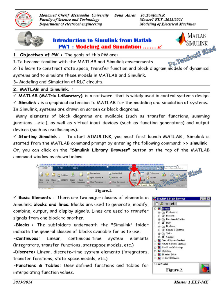 PW01_2024 | PDF | Matlab | Computer Engineering