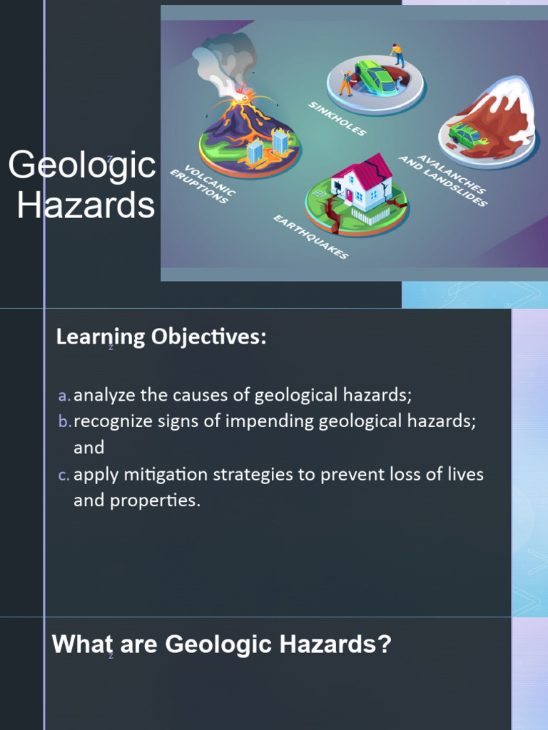 Geologic Hazards | PDF | Sinkhole | Landslide